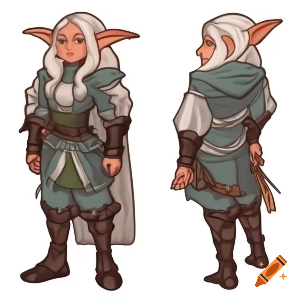 Female Dalish Elf In Casual Medieval Inspired Outfit From Dragon Age Inquisition On Craiyon
