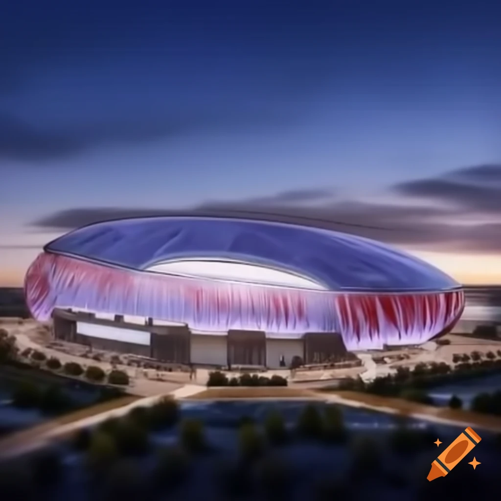 Futuristic Washington Commanders stadium blending modern architecture ...