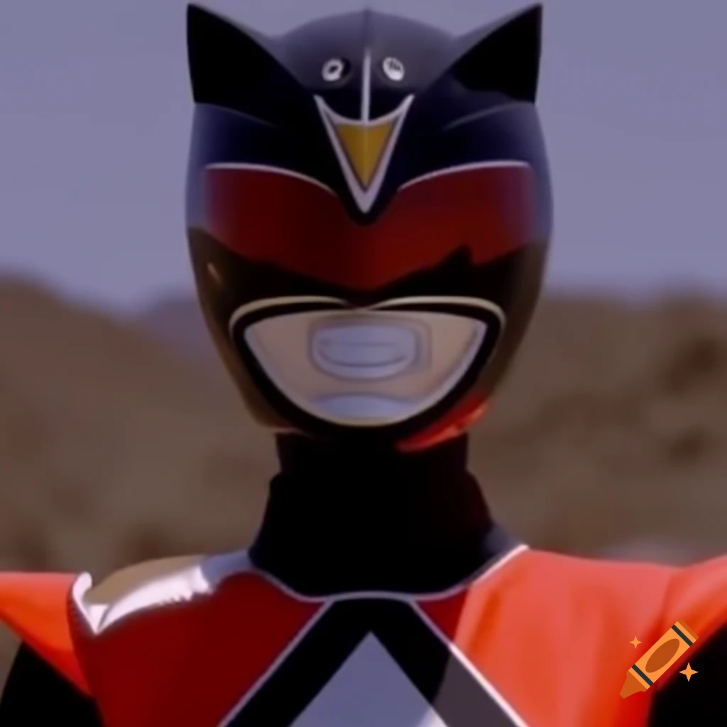 Detailed comic art of wolf ranger in navy blue, black, and white armor ...