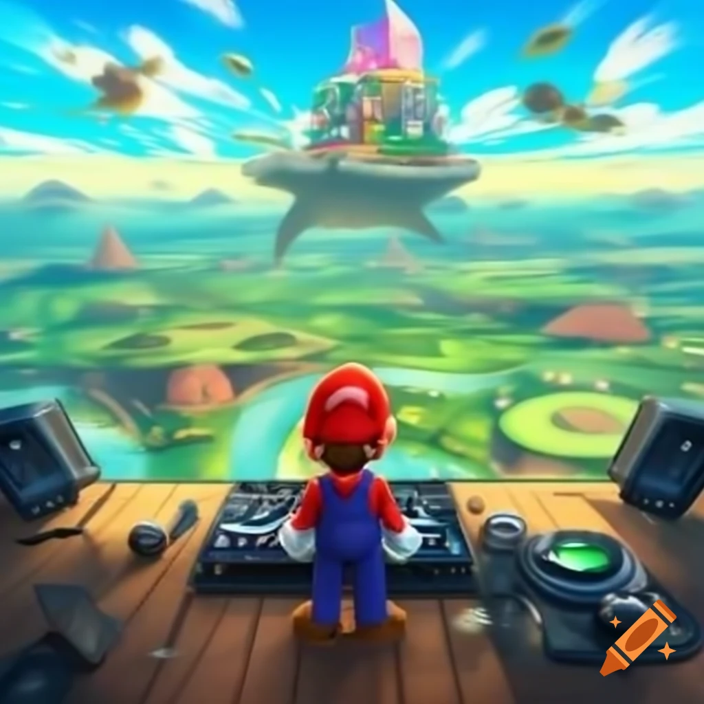 Mario and sonic competing at olympic games with beer on Craiyon