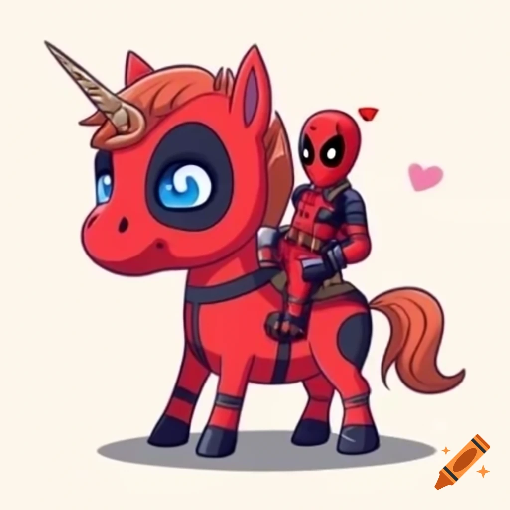 Deadpool character studying math in a classroom setting on Craiyon