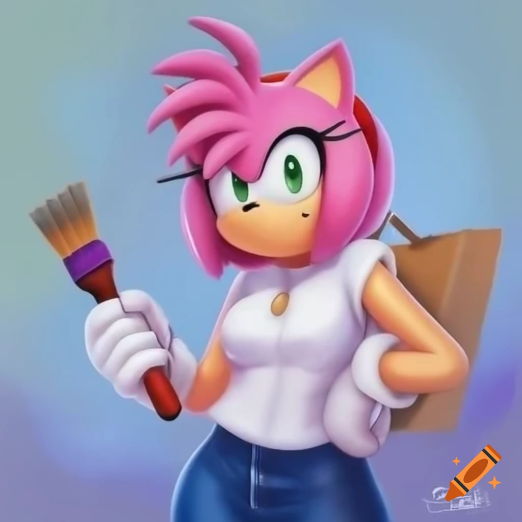 Fat Shadow the Hedgehog sits on a brown armchair, eating fries from a ...