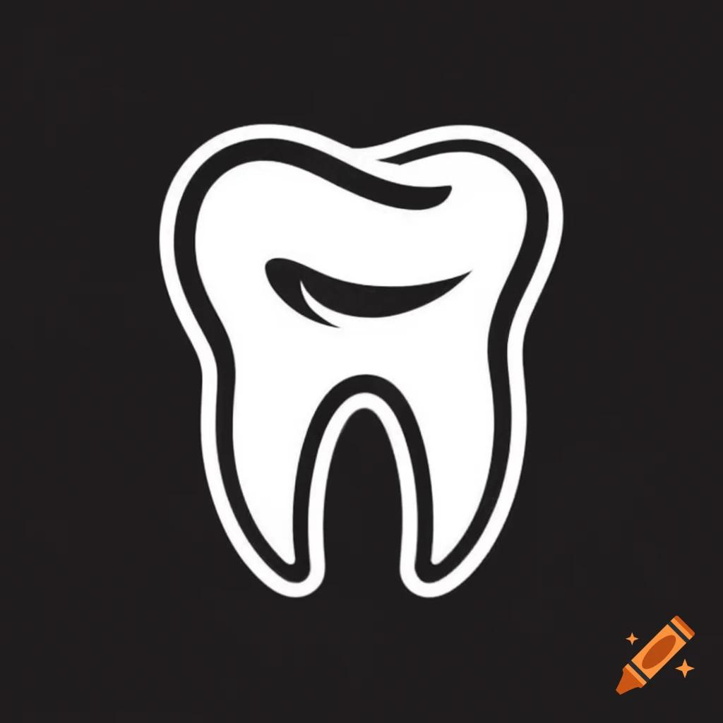 Cute tooth character with dental cavities on Craiyon