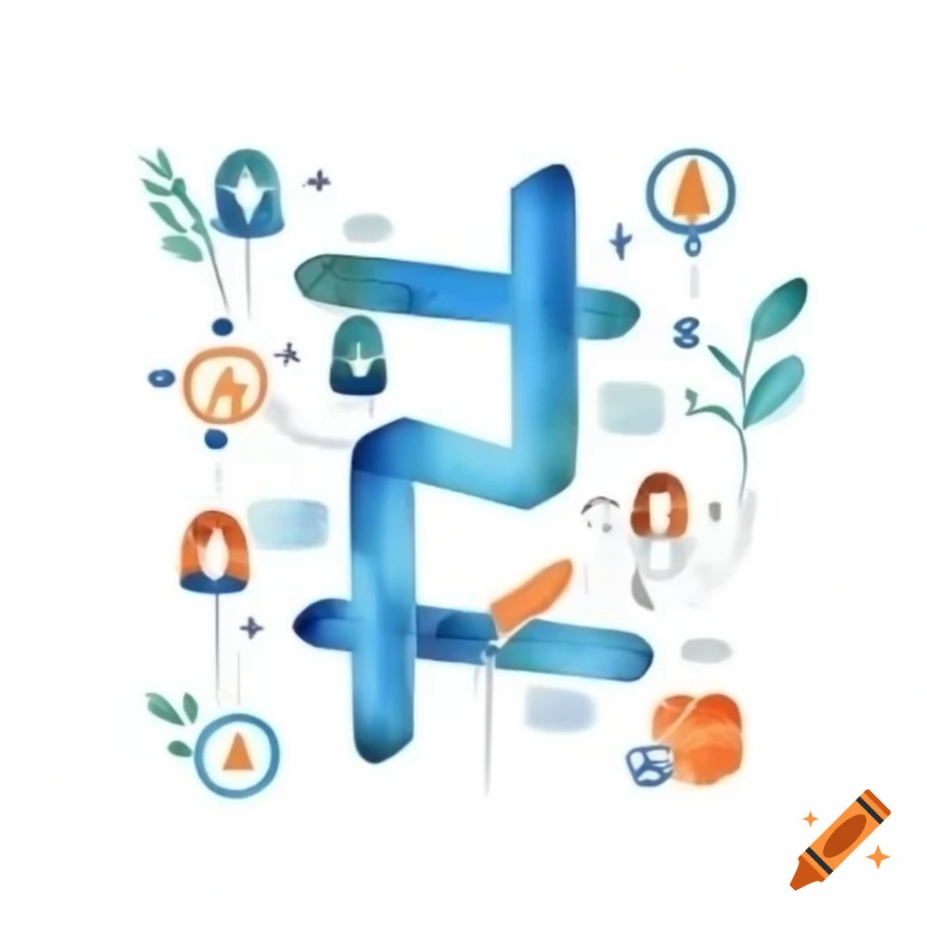 Innovative technology slogan with creative symbols on Craiyon