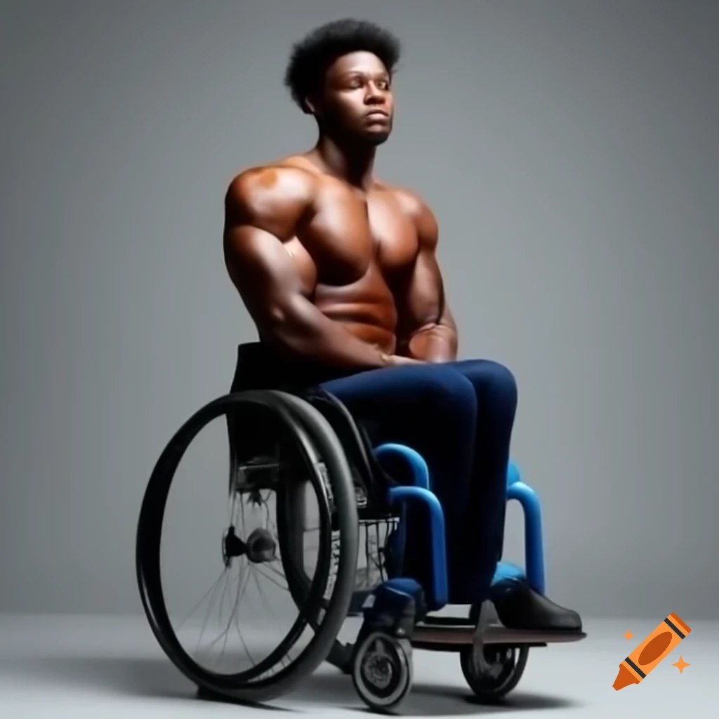 Handsome young Black man in wheelchair with kind eyes and incredible ...