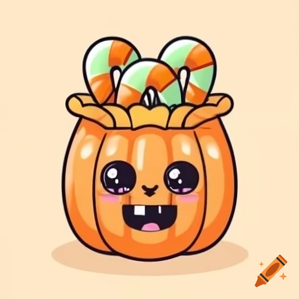 Kawaii cookie line art design on white background on Craiyon