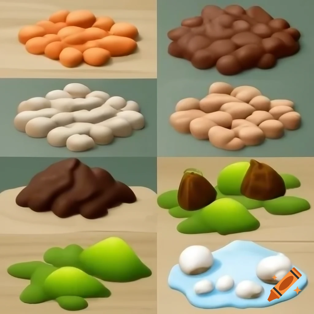 Isometric sprite sheet featuring ground tiles with dirt and grass ...