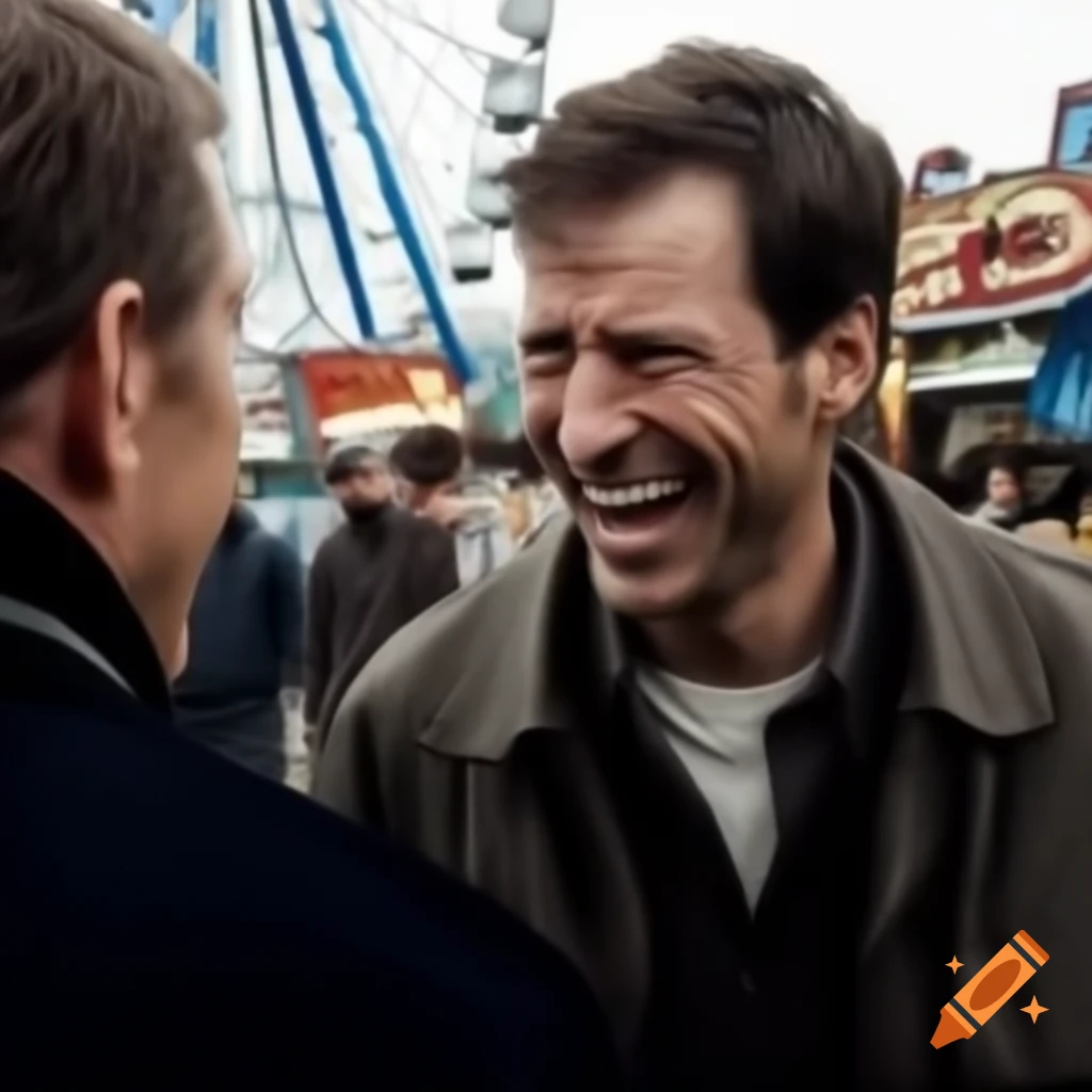 Scene of a man laughing at a distressed beggar, highlighting a social ...