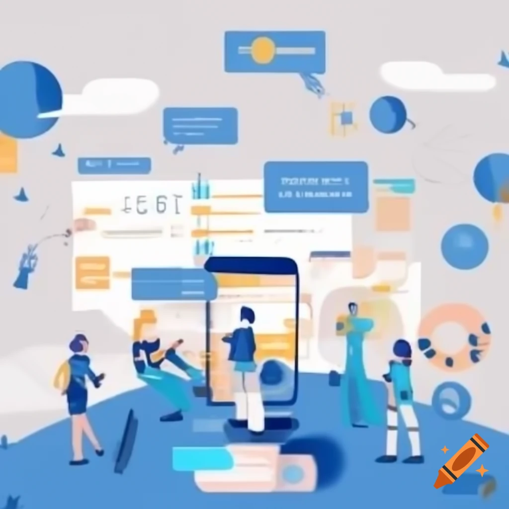 Abstract representation of sales concept on Craiyon