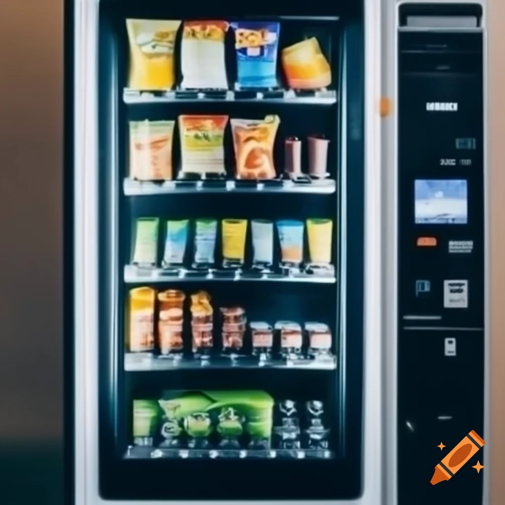 Vending machine with barcode scanner for returning food containers on ...