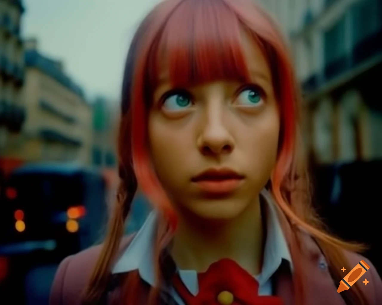 Hyper-realistic portrayal of Monika from Doki Doki Literature Club in ...