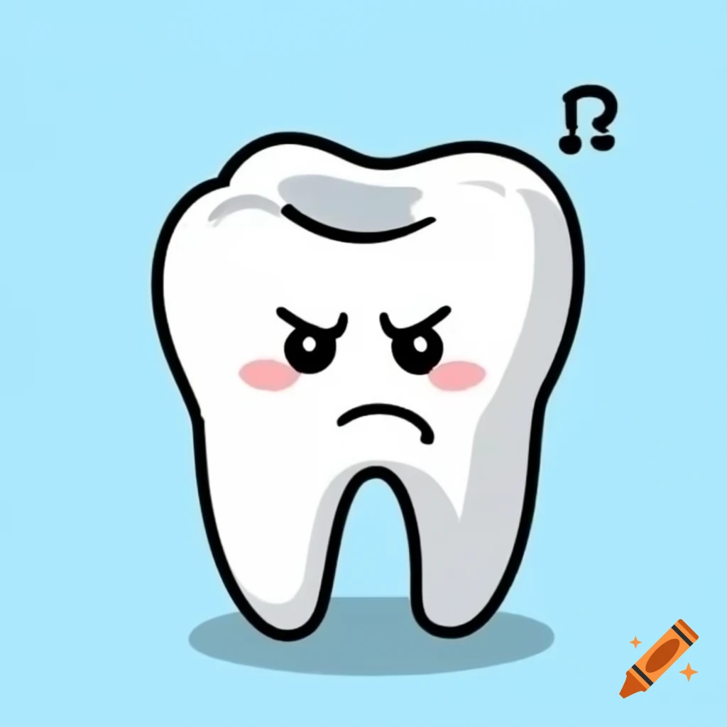 Upper first molar tooth anatomy on Craiyon