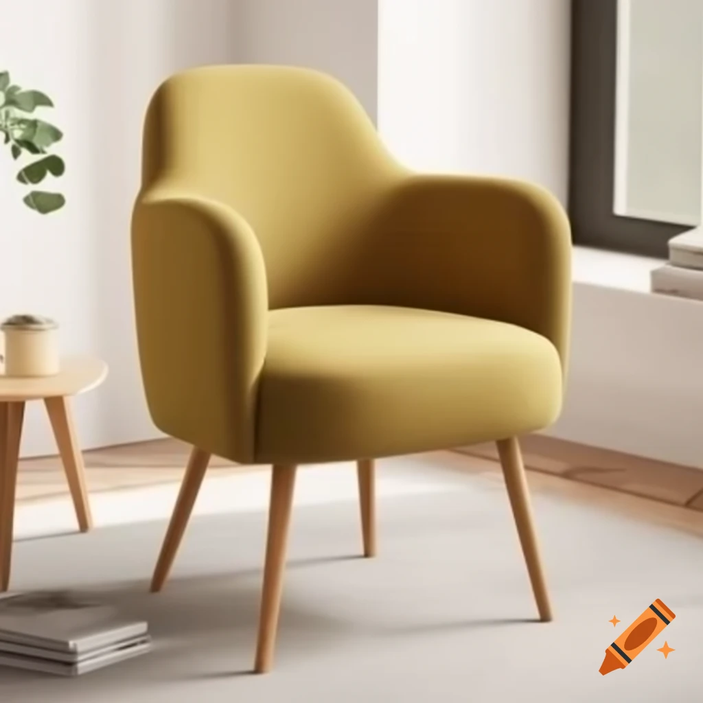 Simple chair design on Craiyon