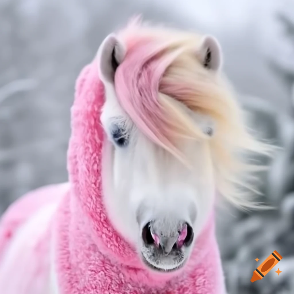 Albino shire centaur character art on Craiyon