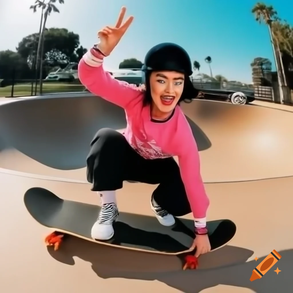 Man riding a onewheel electric skateboard on Craiyon