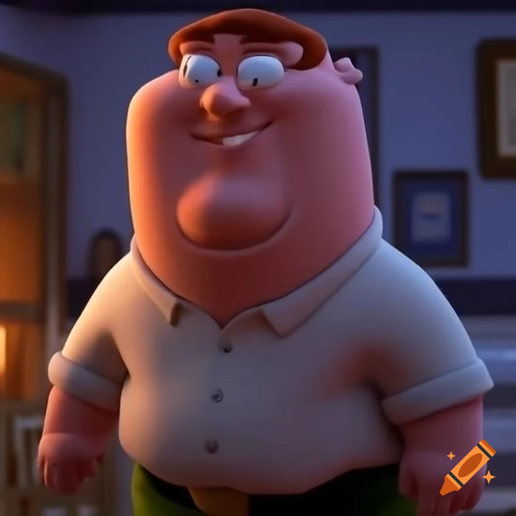 Character resembling Peter Griffin in Indian cultural attire on Craiyon