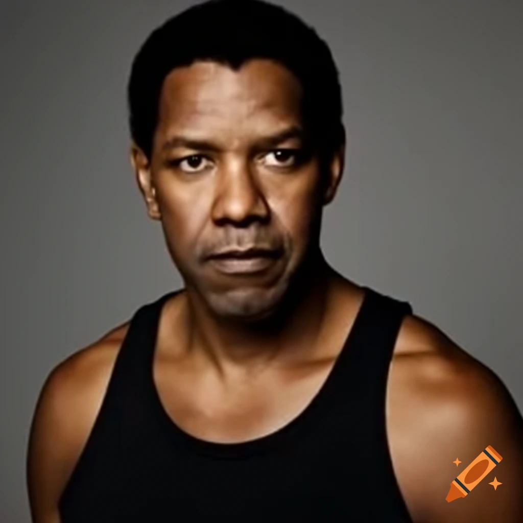 Muscular man with a strong jawline taking a selfie on Craiyon