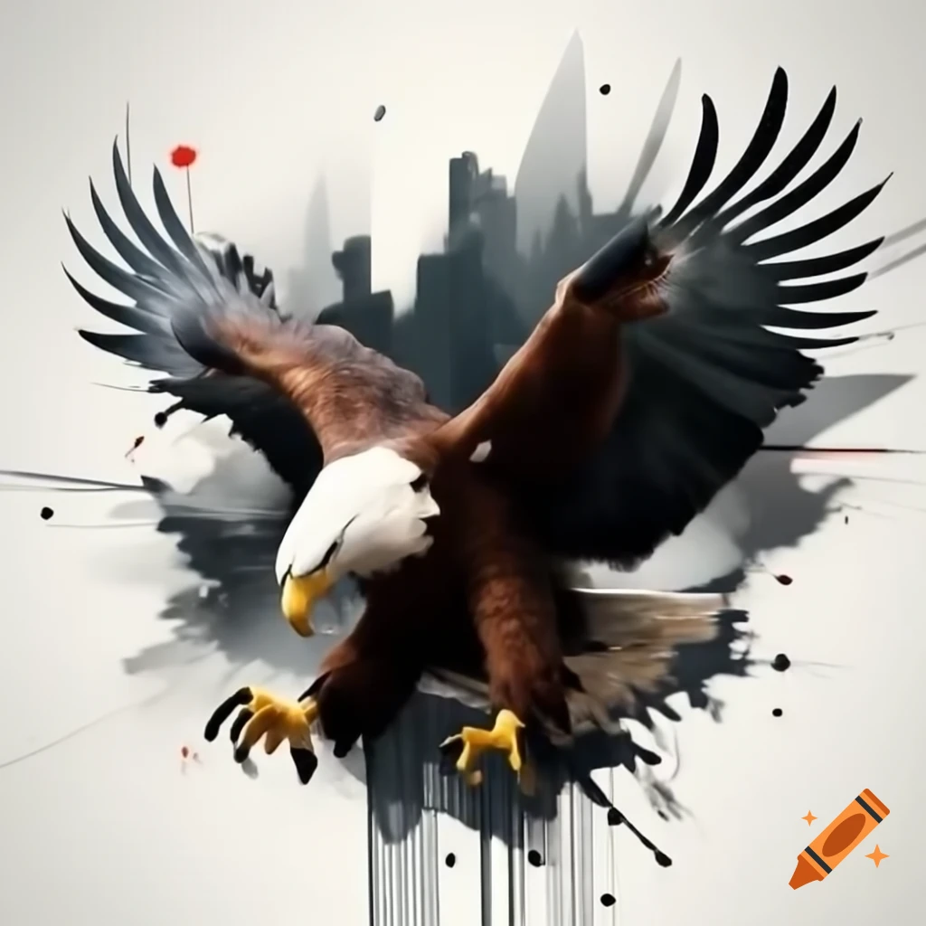 Eagles images created on Craiyon