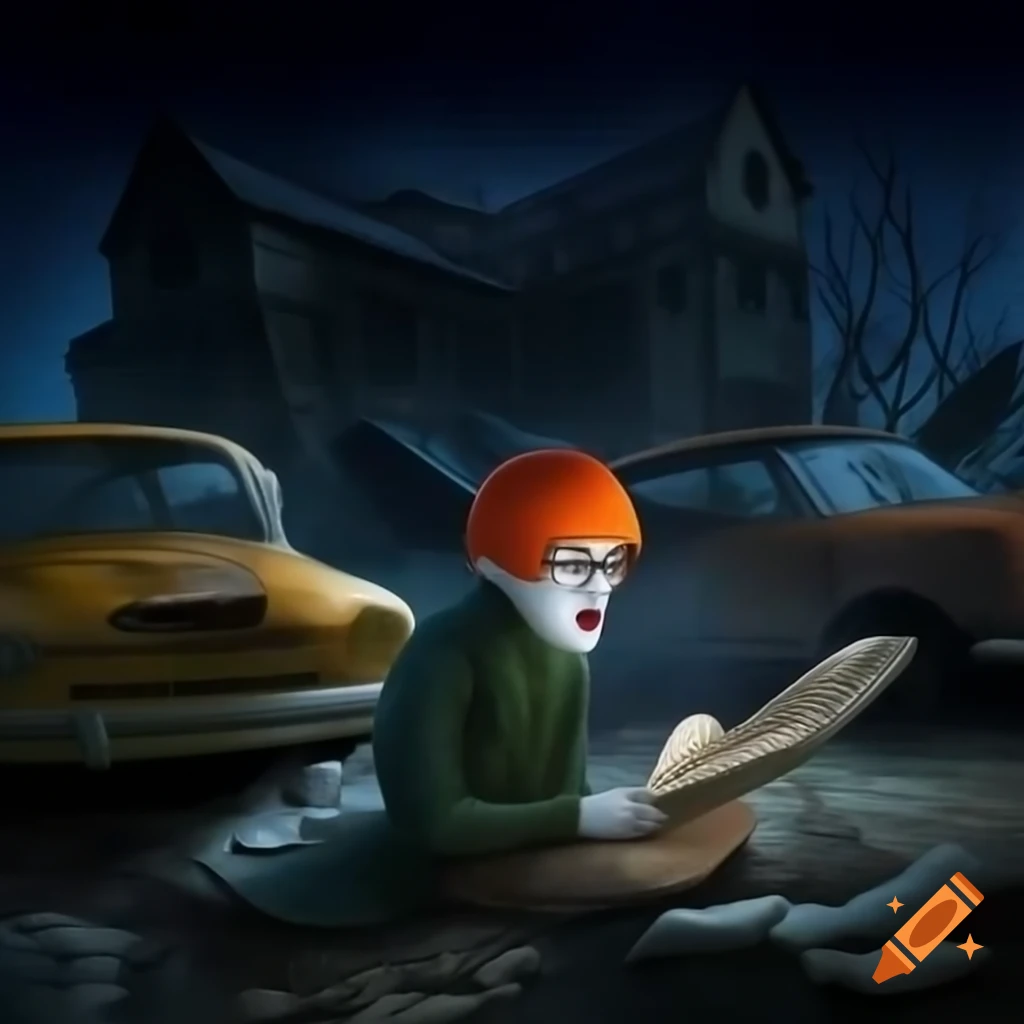 Robin hamilton maule character with orange hair and glasses, appearing ...