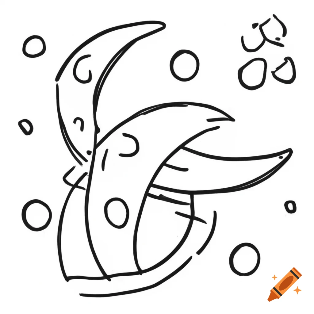 Unclear depiction of a 'moonster' on Craiyon