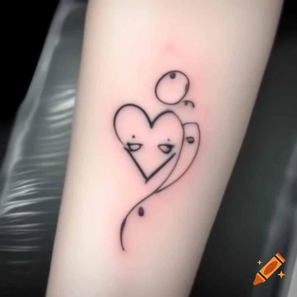 Abstract tattoo design inspired by Gemini, forest elements, and ...