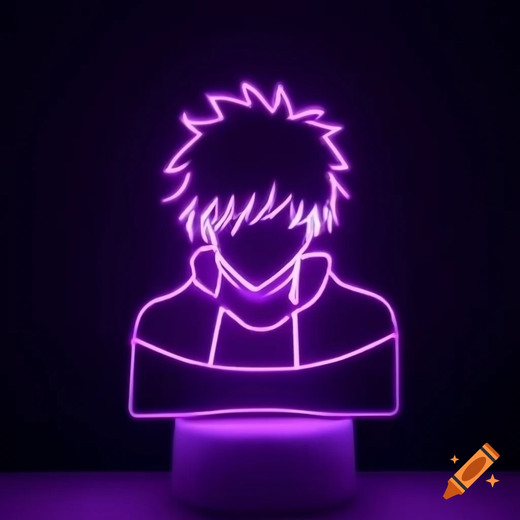 3D printed neon LED lights on Craiyon