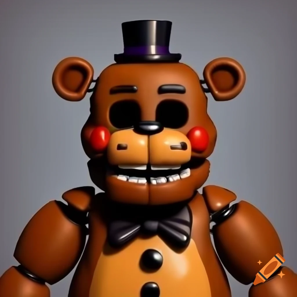 Freddy fazbear character from fnaf 1 game on Craiyon
