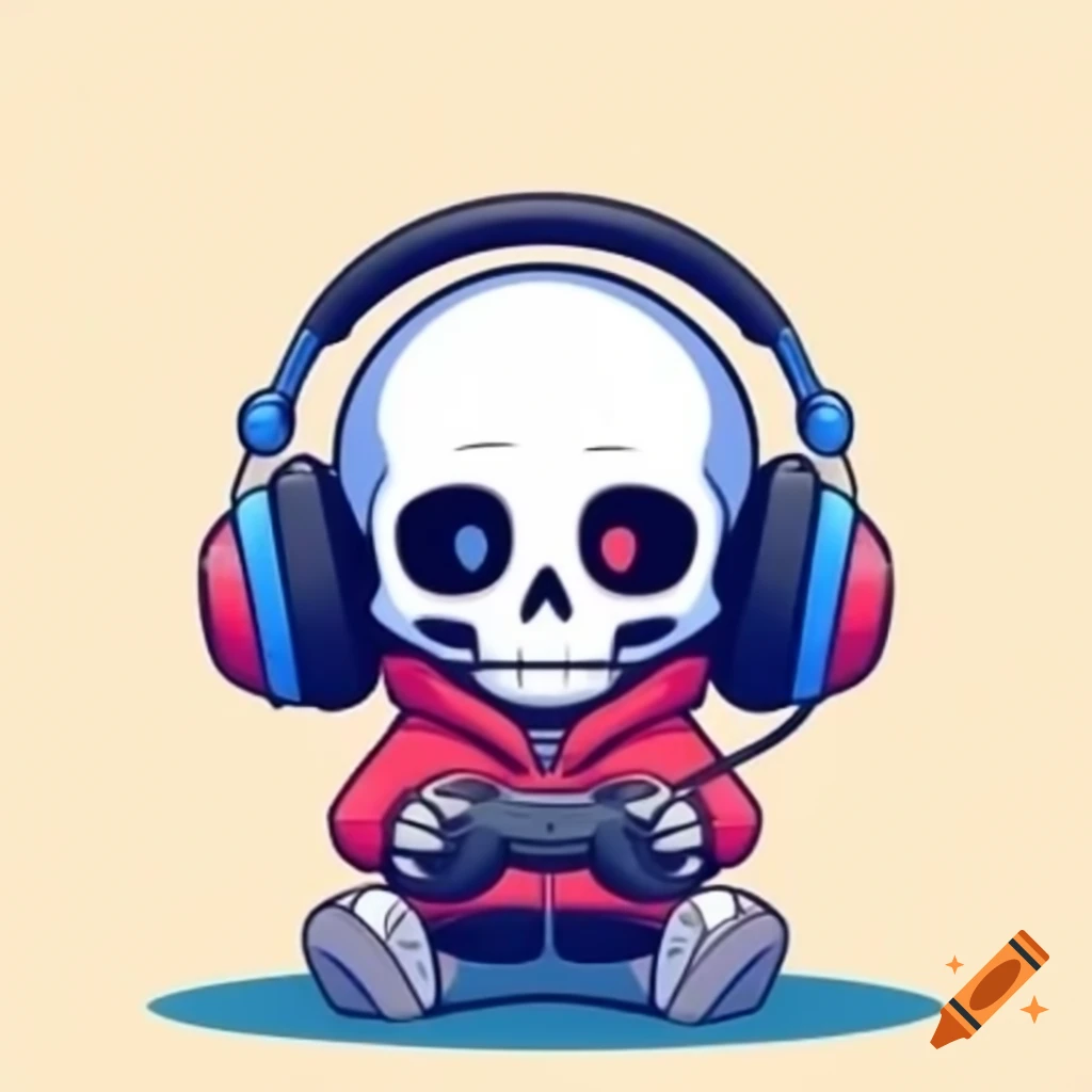 Cartoon skeleton in rainbow clothing and trendy sneakers, radiating joy ...