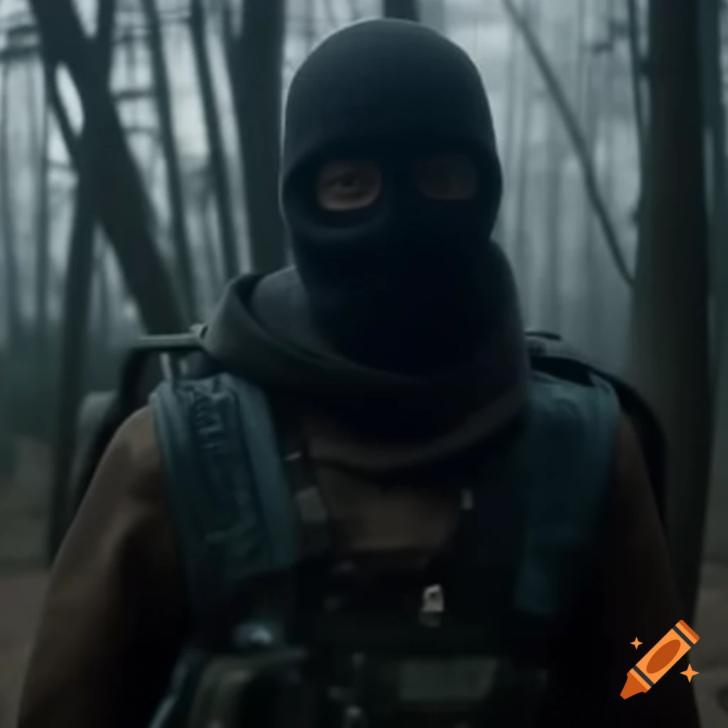 Futuristic dystopian scene blending fashion and architecture in a blade ...