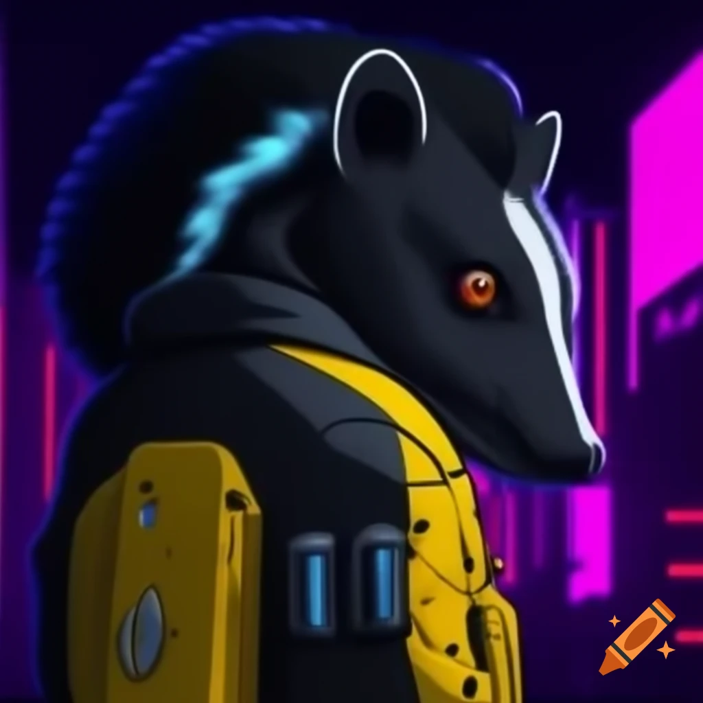 Hacker rabbit character with voldemort-inspired elements for a villain ...