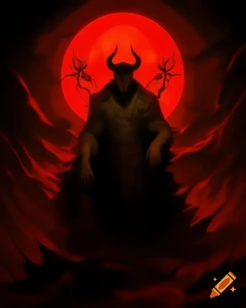 Devil character under sunlight on Craiyon