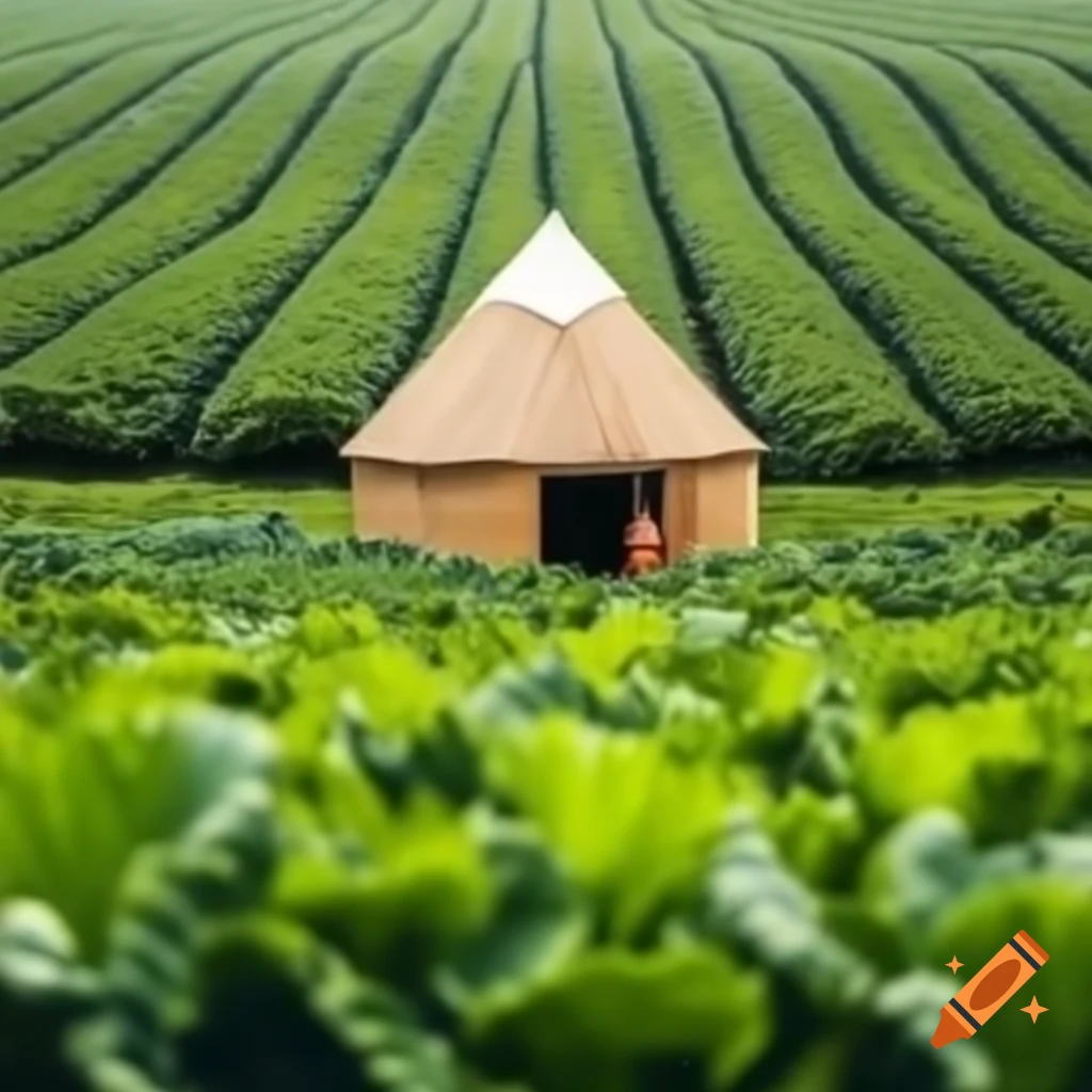 Hexagonal hut with cabbage trees in the background for Tea Hut Tea ...