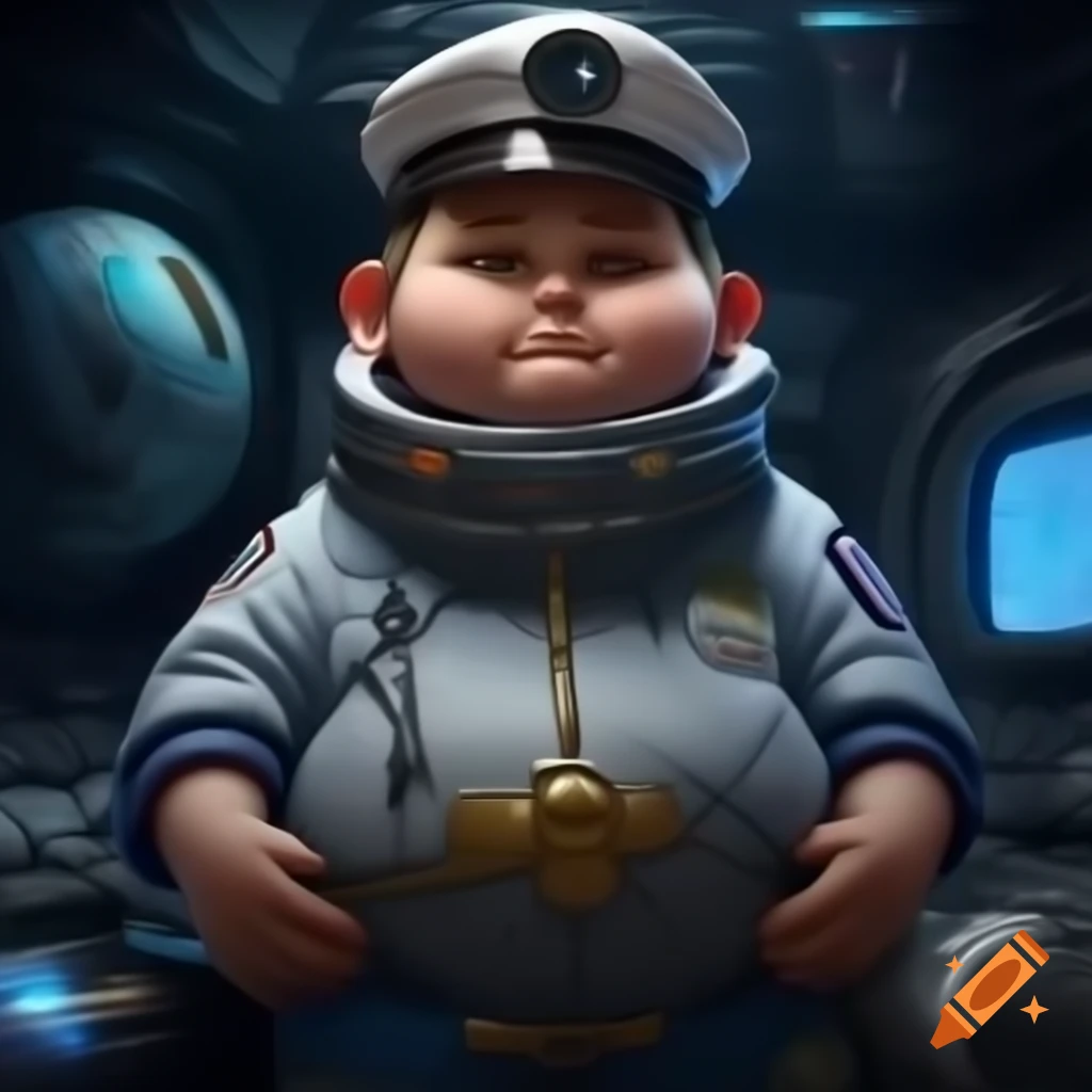 Anime boy in futuristic space captain outfit, half-body portrait on Craiyon