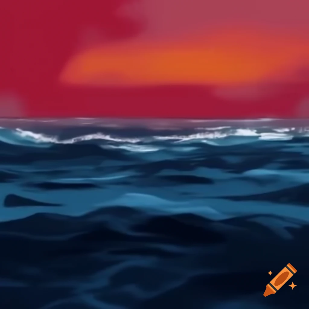 Abstract representation of ocean and skyfire on Craiyon Abstract representation of ocean and skyfire on Craiyon