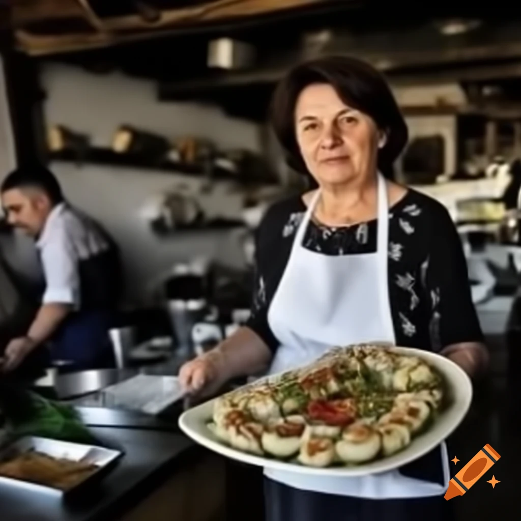 Moroccan woman enjoying bologna on rye sandwich on Craiyon