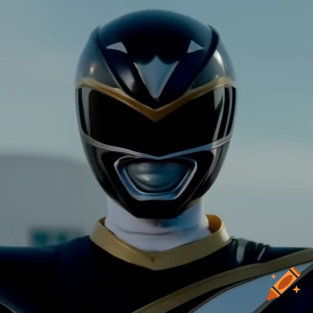 Strong female power ranger with long hair on Craiyon