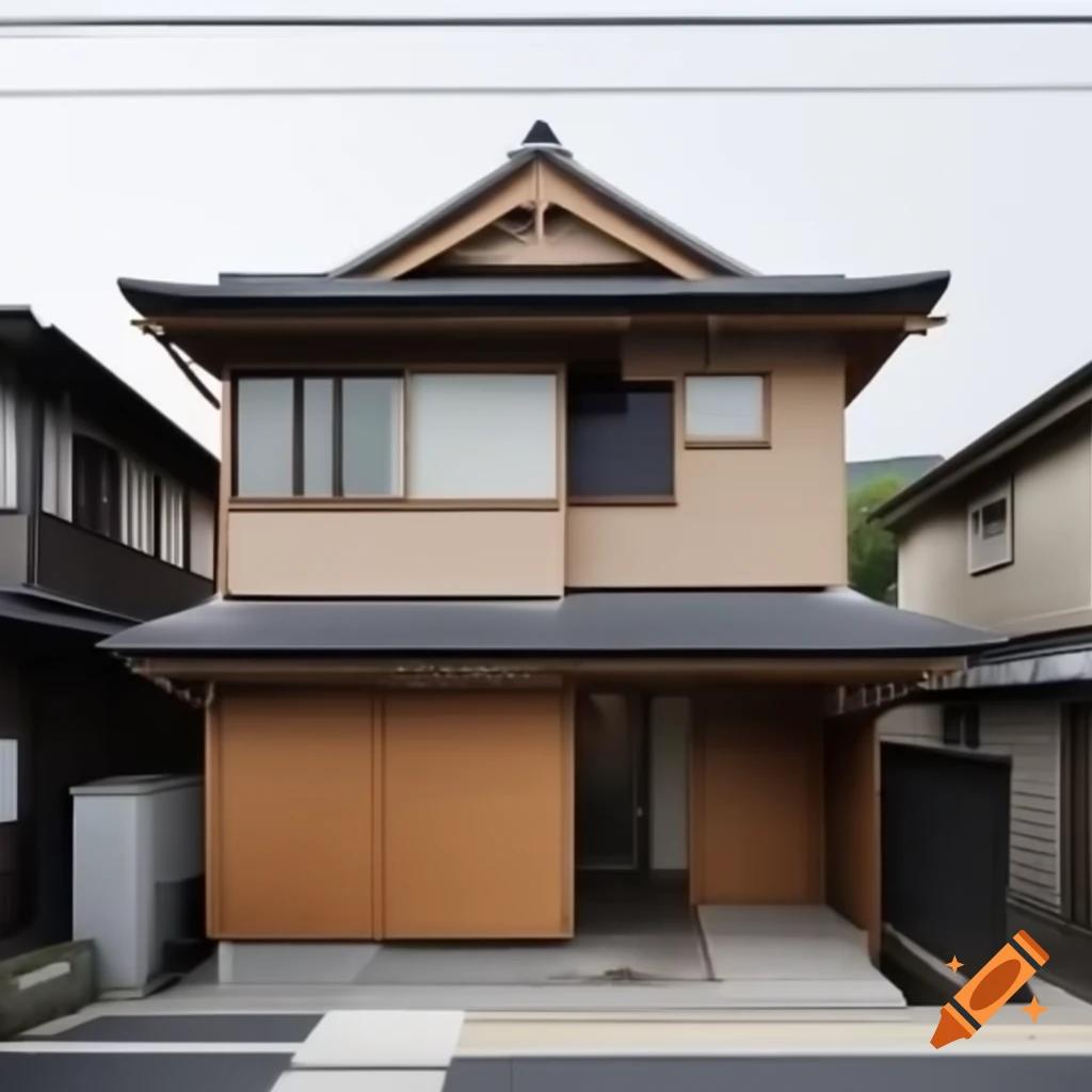 Luxurious villa in high-class neighborhood in Japan on Craiyon
