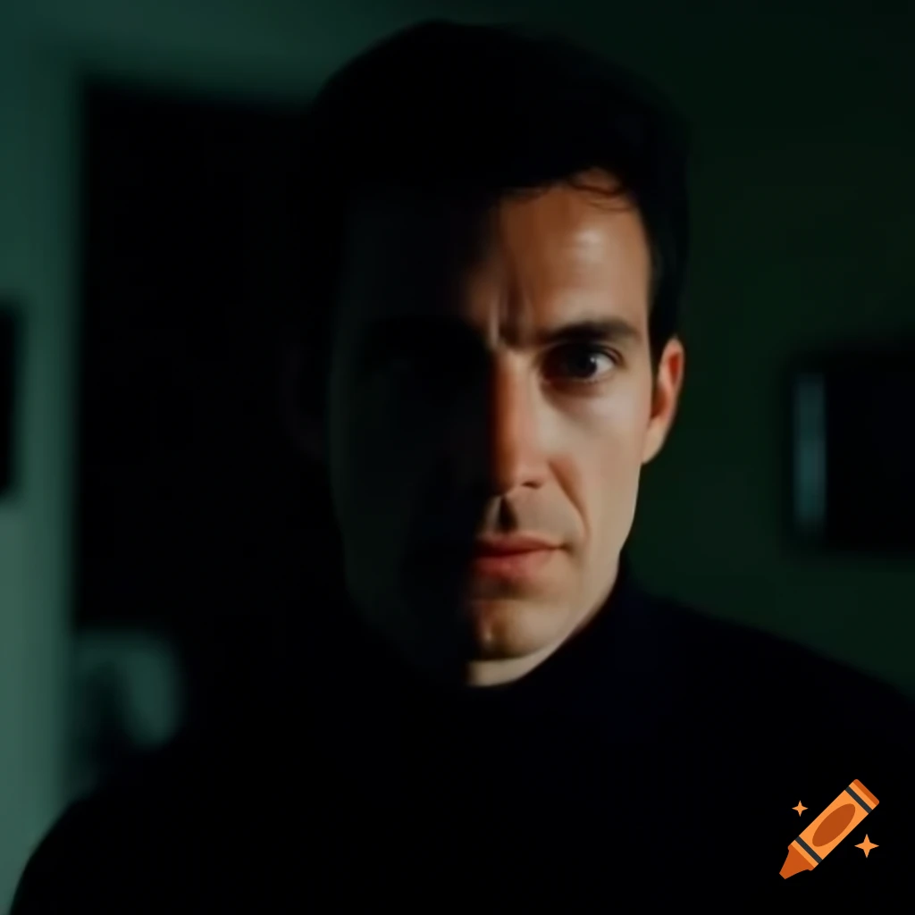 A dark room with minimal lighting and shadows on Craiyon