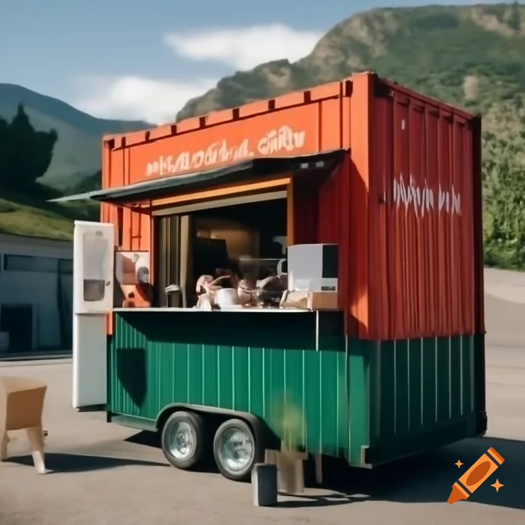 Logo design for aldeek container cafe on Craiyon