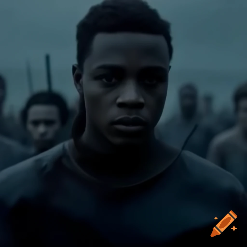 Character From Hunger Games Set In District One 15 year old Black Male