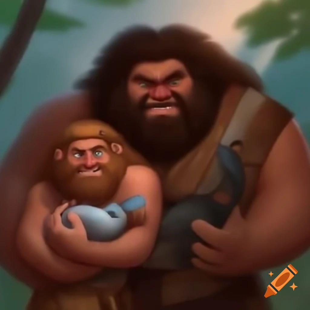 Cartoon character tim walz in flannel standing by fire barrel on Craiyon