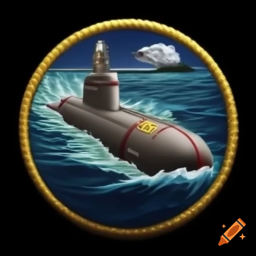 Usa engineering department patch featuring submarine and rocket, with ...
