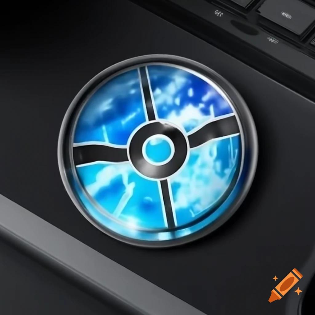 Water type Pokemon gym badge design on Craiyon