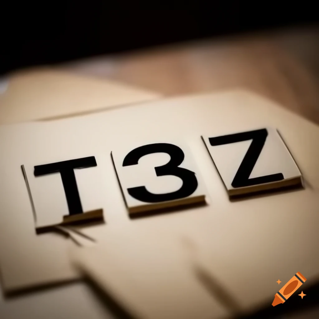 The letters 'seo' written on a piece of paper on Craiyon