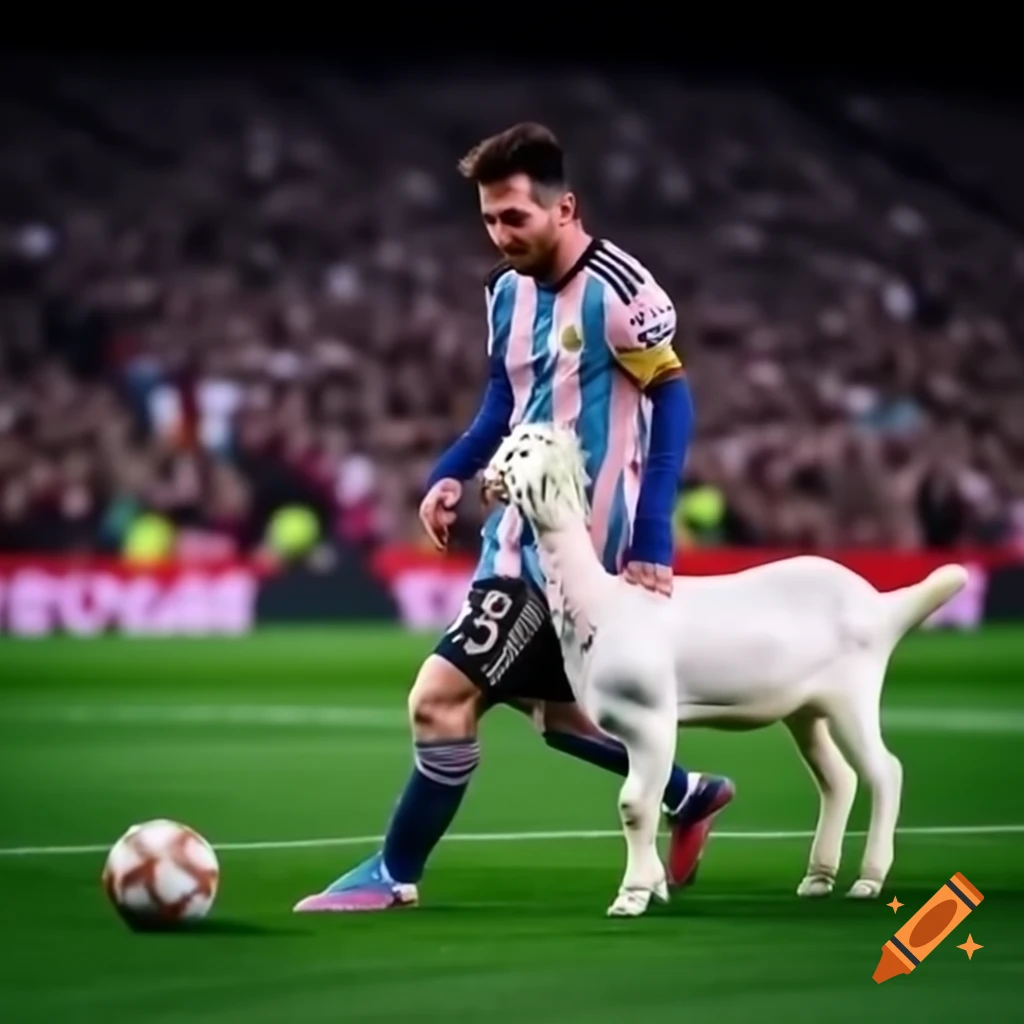 Lionel messi sitting with a mysterious expression on Craiyon