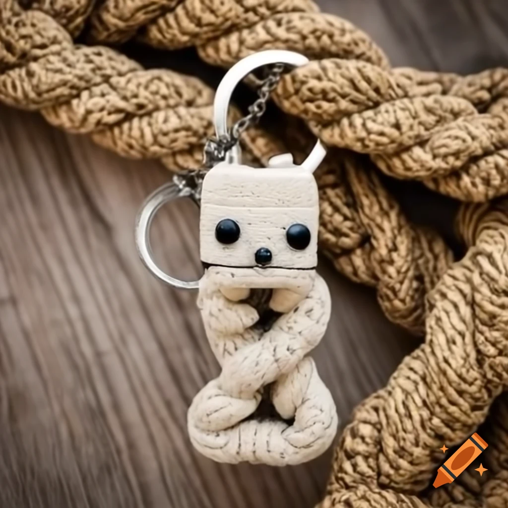 Rope keychain design on Craiyon