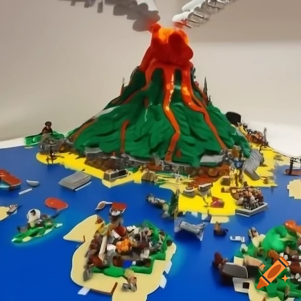 Lego style illustration of a map highlighting borders between European ...