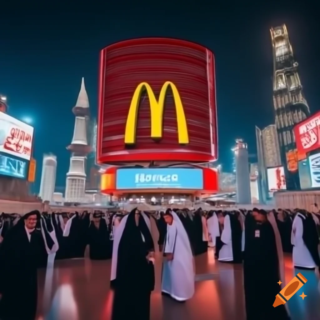 Concept design for mcdonald's app game opening scene for saudi arabian ...