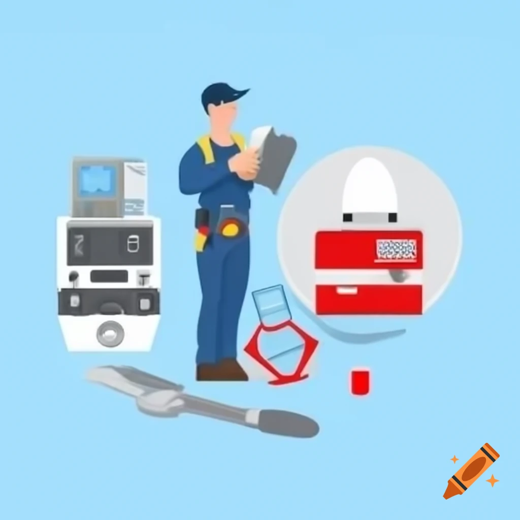 Control and instrumentation fitter at work on Craiyon