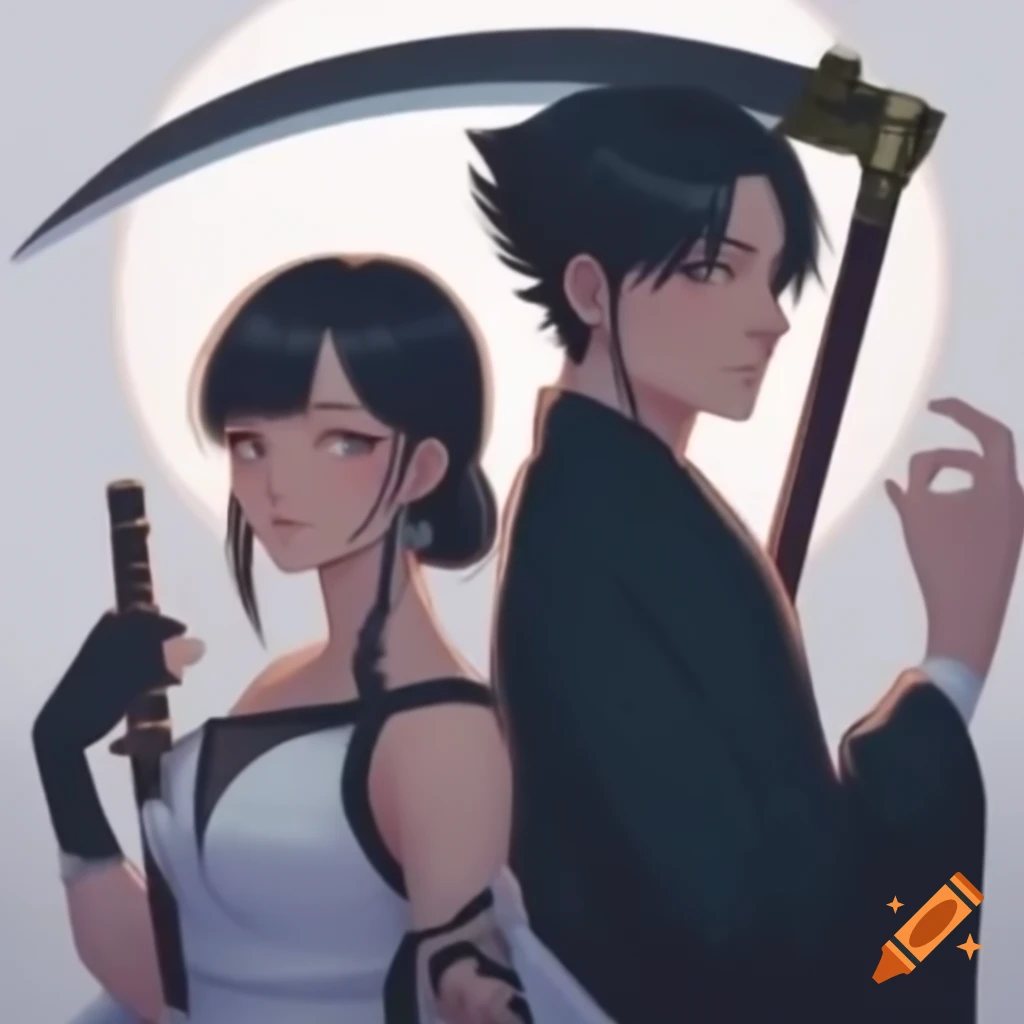 Couple illustration on white background in Manhwa style on Craiyon